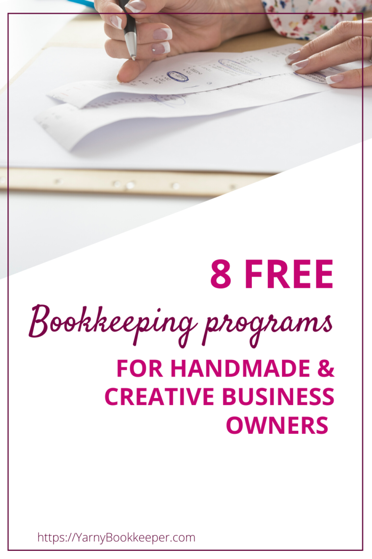 8 Free Bookkeeping Programs for Creative Businesses - The YarnyBookkeeper