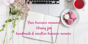 Free Handmade Business Resource Library - The YarnyBookkeeper