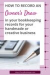 How to record an Owner's Draw - The YarnyBookkeeper