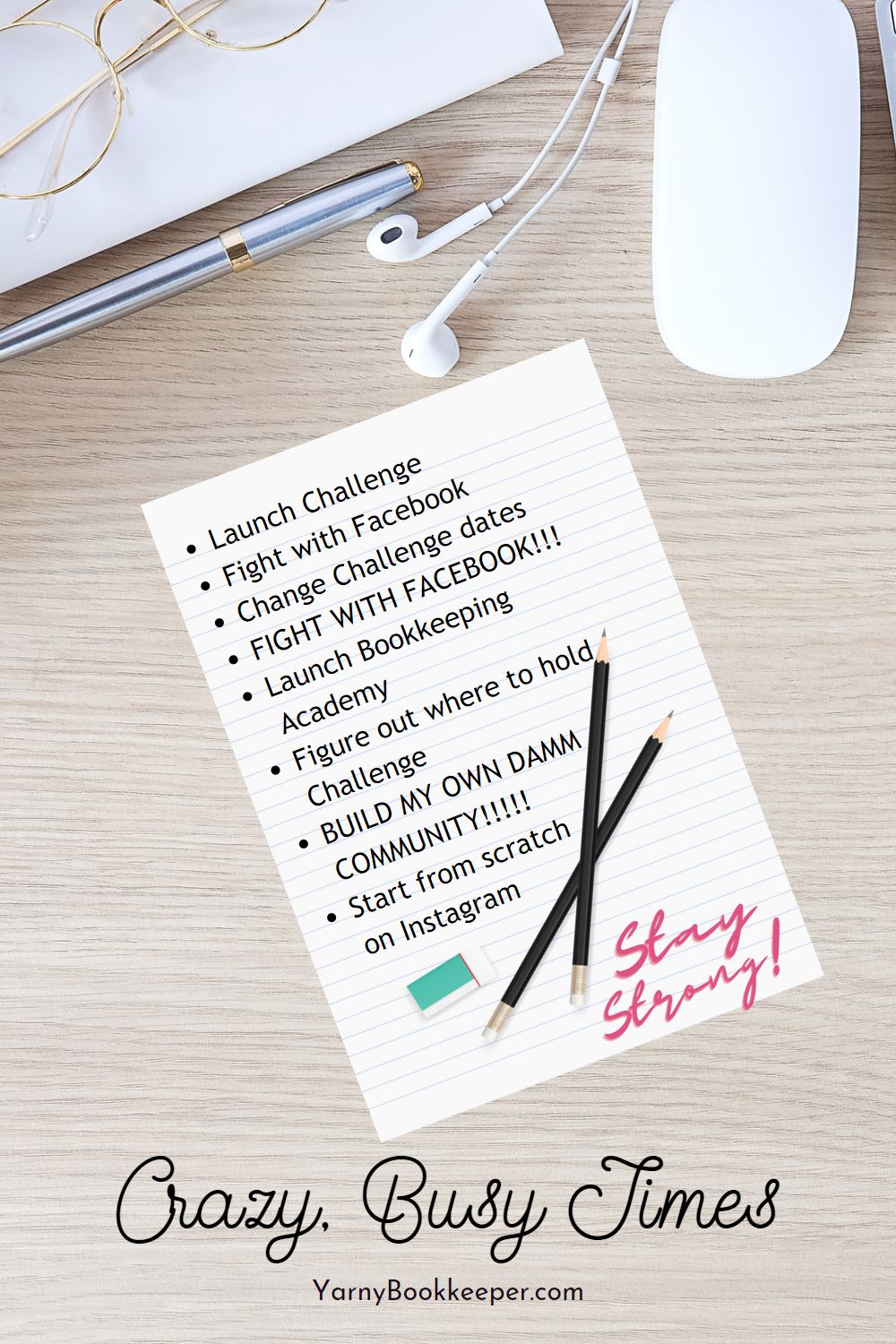 Crazy Busy Times Around Here - The YarnyBookkeeper